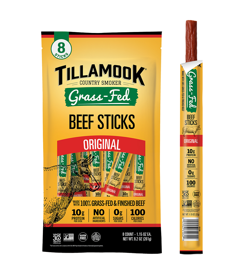 Zero Sugar Meat Sticks | Grass-Fed Original Multipack